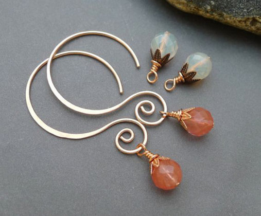 27 Creative Earring Wire Frame Designs | Craft Minute